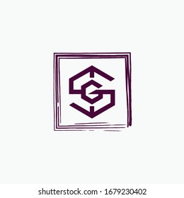 Initial Letter Sg Gs Logo Vector Stock Vector (Royalty Free) 1679230402 ...