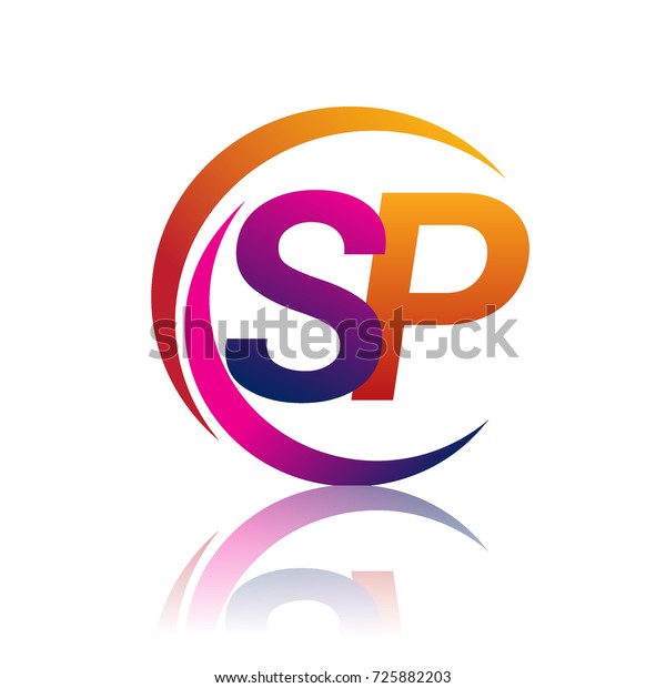 Initial Letter Sp Logotype Company Name Stock Vector (Royalty Free ...