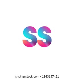 Initial Letters Ss Overlapping Fold Logo: เวกเตอร์สต็อก (ปลอดค่า ...