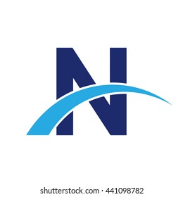 Initial Letter Swoosh Stock Vector (Royalty Free) 441098782 | Shutterstock
