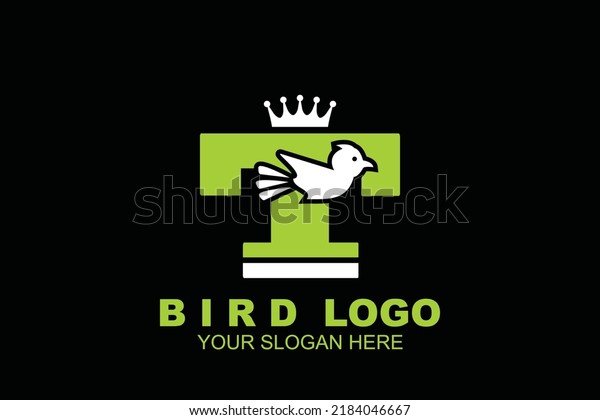Initial Letter T Bird Logo Stock Vector (Royalty Free) 2184046667 ...