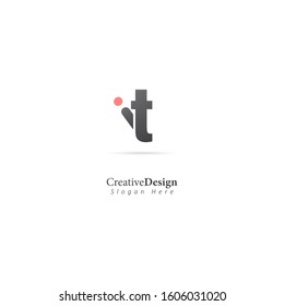Initial Letter T Logo Design Vector Stock Vector (Royalty Free ...