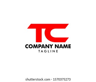 Initial Letter Tc Logo Template Design Stock Vector (Royalty Free ...