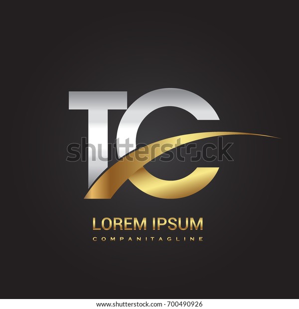Initial Letter Tc Logotype Company Name Stock Vector (Royalty Free ...