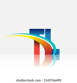 Initial Letter Tl Logotype Company Name Stock Vector (Royalty Free ...
