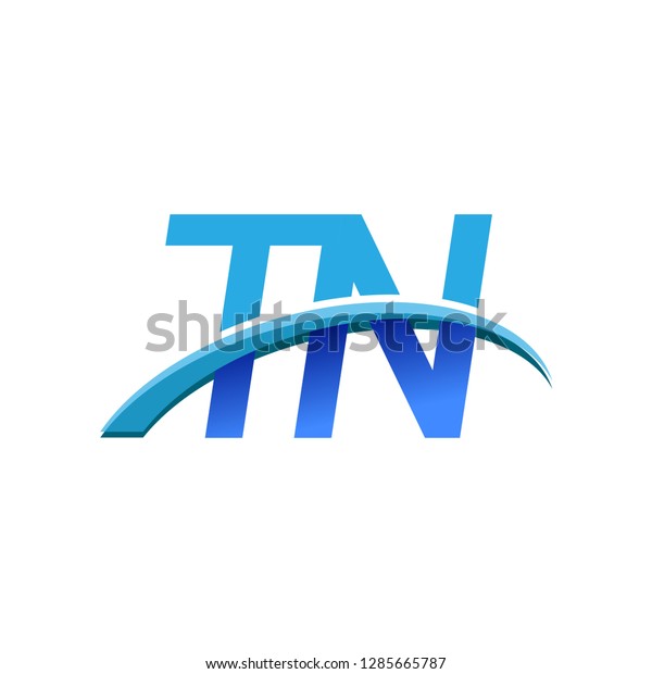 Initial Letter Tn Logotype Company Name Stock Vector (Royalty Free ...