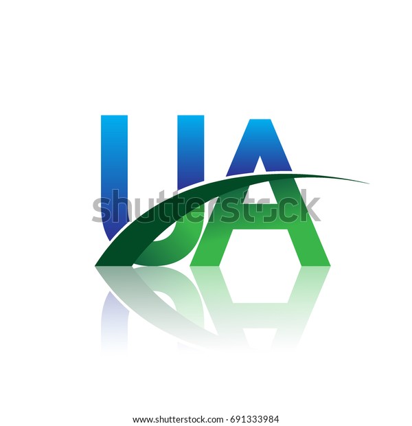 Initial Letter Ua Logotype Company Name Stock Vector (Royalty Free ...