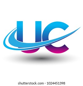 Initial Letter Uc Logotype Company Name Stock Vector (Royalty Free ...
