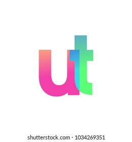 Initial Letter Tu Lowercase Logo Green Stock Vector (Royalty Free ...