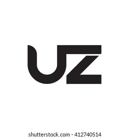 Urz Letter Original Monogram Logo Design Stock Vector (Royalty Free ...