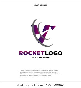 191 V rocket logo Images, Stock Photos & Vectors | Shutterstock