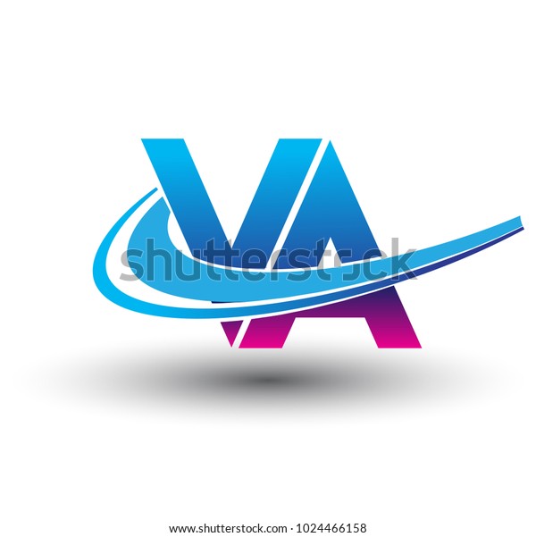 Initial Letter Va Logotype Company Name Stock Vector (Royalty Free ...