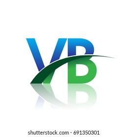 Initial Letter Vb Logotype Company Name Stock Vector (Royalty Free ...