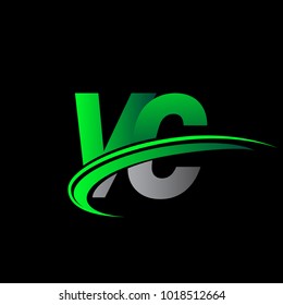 Initial Letter Vc Logotype Company Name Stock Vector (Royalty Free ...