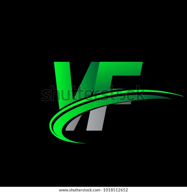 Initial Letter Vf Logotype Company Name Stock Vector (Royalty Free ...