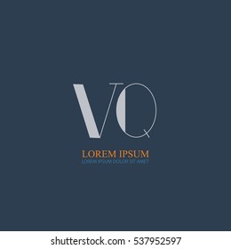 Initial Letter Vq Logo Design Company: เวกเตอร์สต็อก (ปลอดค่าลิขสิทธิ์ ...