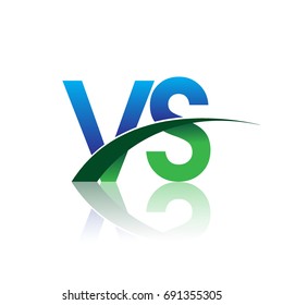 Initial Letter Vs Logotype Company Name Stock Vector (Royalty Free ...