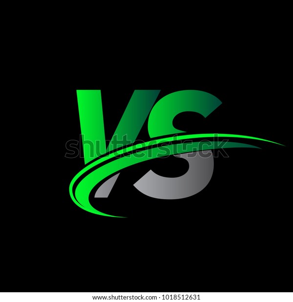 Initial Letter Vs Logotype Company Name Stock Vector (Royalty Free ...