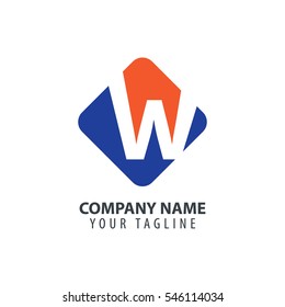 Digital Pixel Initial Letter W Logo Stock Vector (Royalty Free) 646729723
