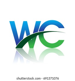 Initial Letter Wc Logotype Company Name Stock Vector (Royalty Free ...