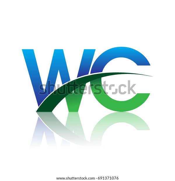 Initial Letter Wc Logotype Company Name Stock Vector (Royalty Free ...
