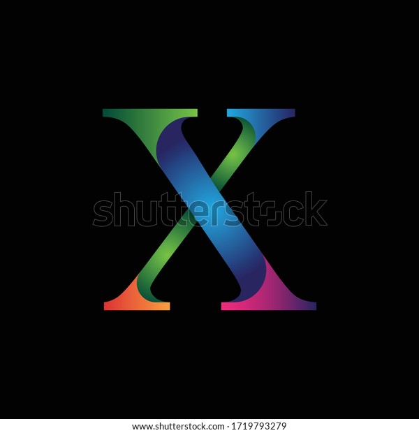 Initial Letter X Concept Logo Vector Stock Vector (Royalty Free ...