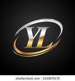 Initial Letter Yl Logotype Company Name Stock Vector (Royalty Free ...