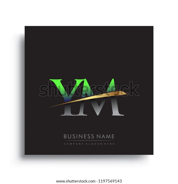 Initial Letter Ym Logotype Company Name Stock Vector (Royalty Free ...