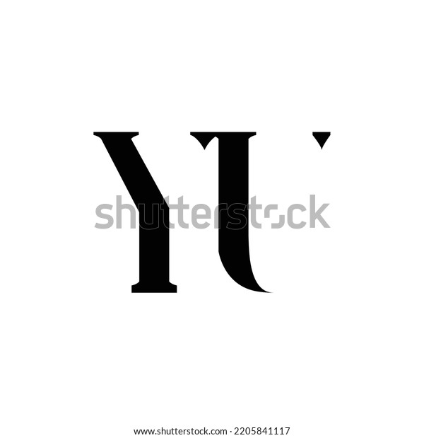 Initial Letter Yu Logo Design Stock Vector (Royalty Free) 2205841117 ...
