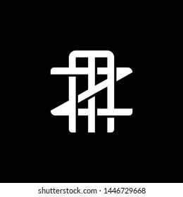 Initial Letter Z M Zm Mz Stock Vector (Royalty Free) 1446729668