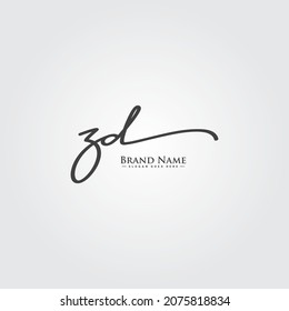 1,524 Letter zd logo Images, Stock Photos & Vectors | Shutterstock