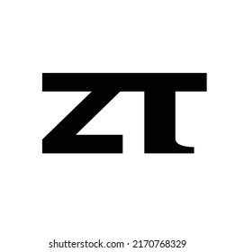 Initial Letter Zt Logo Design Stock Vector (Royalty Free) 2170768329 ...