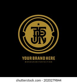 Initial Letters J R F Jrf Stock Vector (Royalty Free) 2020279844 ...