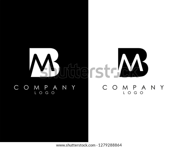 Initial Letters Mbbm Abstract Company Logo Stock Vector (Royalty Free ...