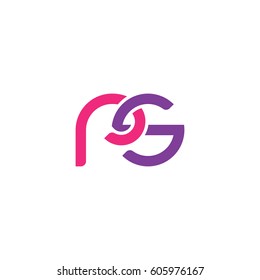 Initial Letters Rs Round Overlapping Chain: vector de stock (libre de ...