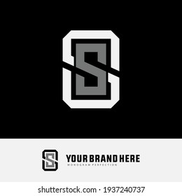 Initial Letters S Ss Overlapping Interlock Stock Vector (Royalty Free ...