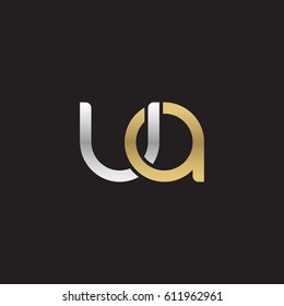 Initial Letters Ua Round Overlapping Chain Stock Vector (Royalty Free ...