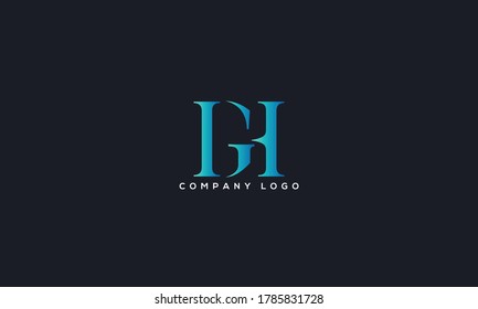 Initial Linked Letter Igh Logo Design Stock Vector (Royalty Free ...