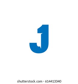 Initial Logo Combining Letter Number J Stock Vector (Royalty Free ...
