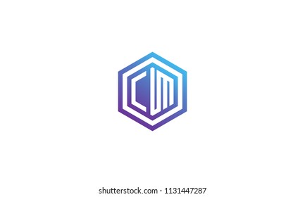 Initial Logo Design Icon Cim Stock Vector (Royalty Free) 1131447287 ...