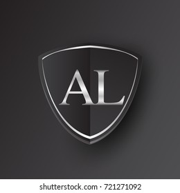 Initial Logo Letter Ab Shield Icon Stock Vector (Royalty Free) 721271239
