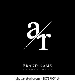 Initial Logo Letter Ar Company Name Stock Vector (Royalty Free ...