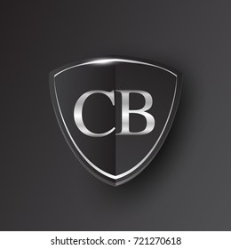 Initial Logo Letter Cb Shield Icon Stock Vector (Royalty Free ...