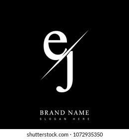 Initial Logo Letter Ej Company Name Stock Vector (Royalty Free ...