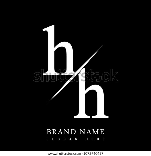Initial Logo Letter Hh Company Name Stock Vector (Royalty Free ...
