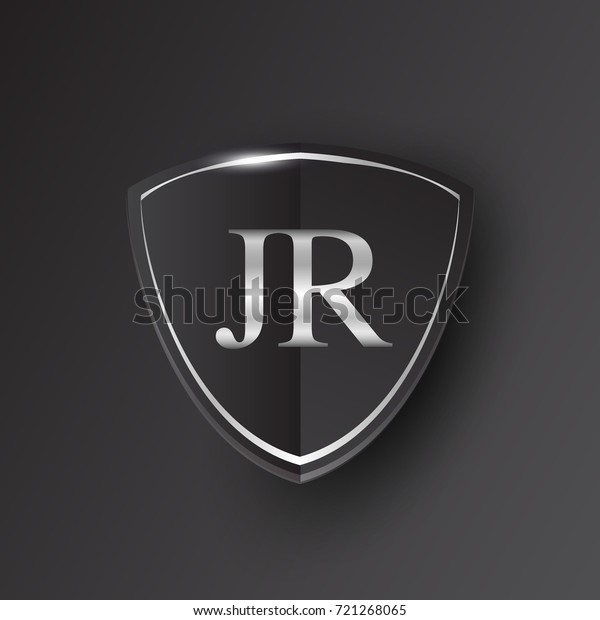 Initial Logo Letter Jr Shield Icon Stock Vector (Royalty Free ...