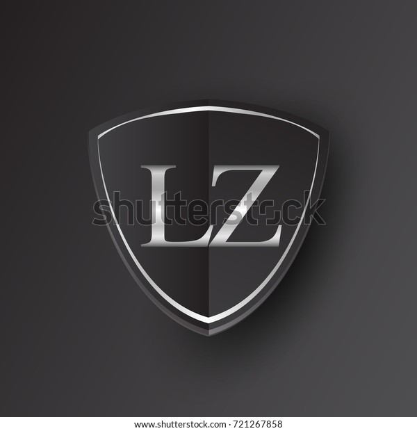 Initial Logo Letter Lz Shield Icon Stock Vector (Royalty Free ...