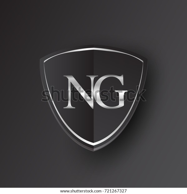 Initial Logo Letter Ng Shield Icon Stock Vector (Royalty Free) 721267327