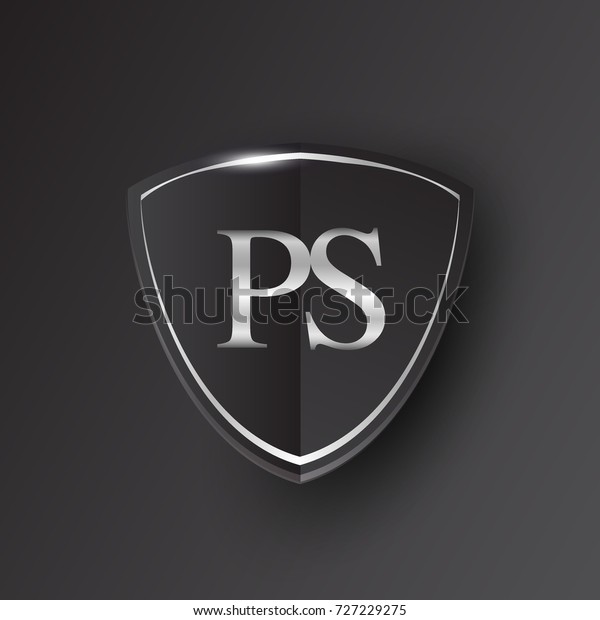 Initial Logo Letter Ps Shield Icon Stock Vector (Royalty Free ...