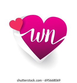 1,379 W heart logo Images, Stock Photos & Vectors | Shutterstock